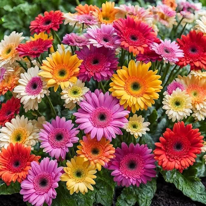 Gerbera Seeds - Mixed Colors Hardy – Dharaseeds